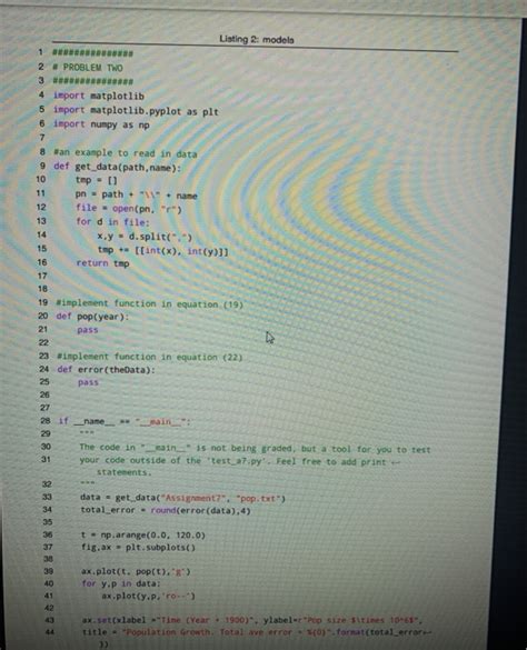 Answered Weare Using Python And Matplotlib Here Problem 2