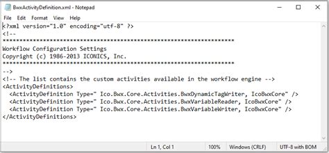 Creating A Bridgeworx64 Custom Activity