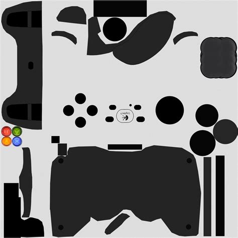 Logitech Wireless Gamepad F710 3d Model 15 Ma Dae Fbx Free3d