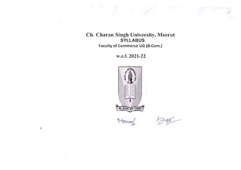 Bcom Commerce Details Of Subject Bcom Hons Delhi University