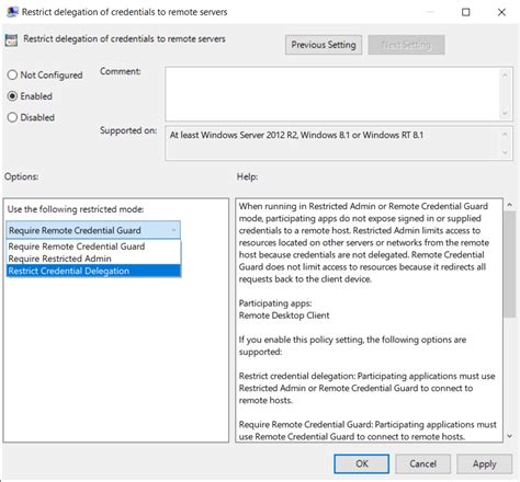 windows defender remote credential guard를 사용하여 원격 데스크톱 자격 증명 보호 windows security microsoft learn