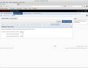 disabling of password expiration in oracle apex internal workspace admin