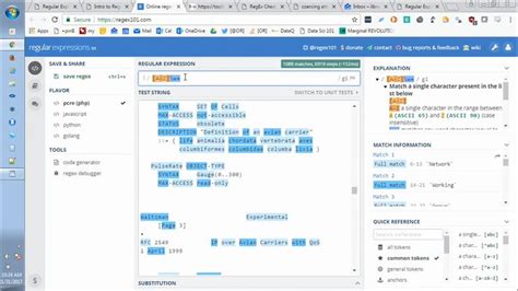 Regular Expressions Pattern Matching