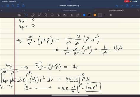 A Check The Divergence Theorem For The Function V1r2 𝐫̂ Using As Your Volume The Sphere Of A Check The Divergence Theorem For The Function V1r2 𝐫̂ Using As Your Volume The Sphere Of