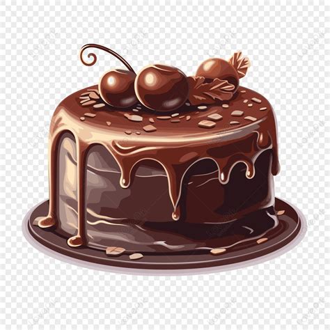 초콜릿 케이크클립 아트상표만화 Png 일러스트 무료 다운로드 Lovepik