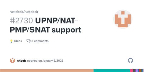 UPNP NAT PMP SNAT Support Rustdesk Rustdesk Discussion 2730 GitHub