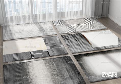 抽象地毯 方毯3d模型下载id123148113dmax免费模型 欧模网