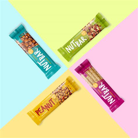 Nut Bar Packaging Design Behance