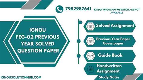 Ignou Feg 02 Previous Year Solved Question Paper Ignou Solved Assignment