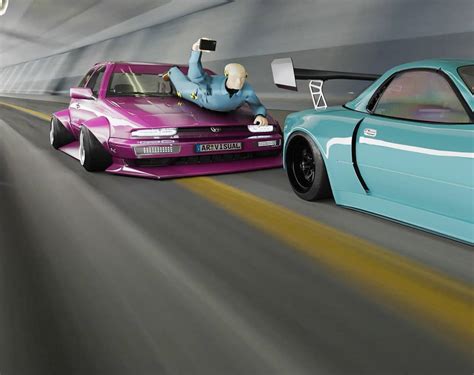 Bosozoku Volkswagen Golf 3 Chasing Slantnose Mazda Mx 5 Makes No Sense Autoevolution