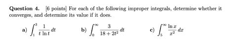 solved question 4 [6 ﻿points] ﻿for each of the following