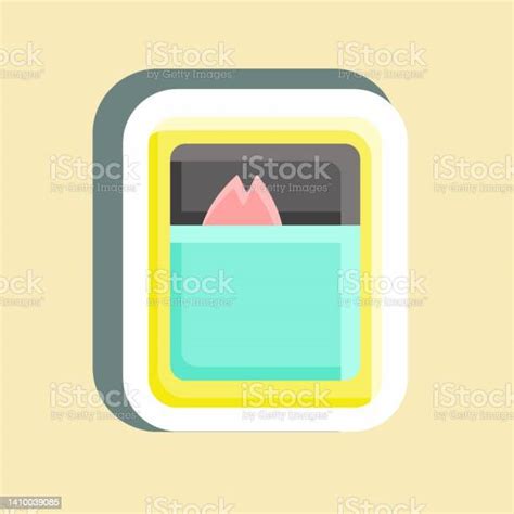 스티커 정어리 해산물 기호에 적합합니다 편집 가능한 간단한 디자인 디자인 템플릿 벡터 간단한 그림 건강한 생활방식에 대한 스톡