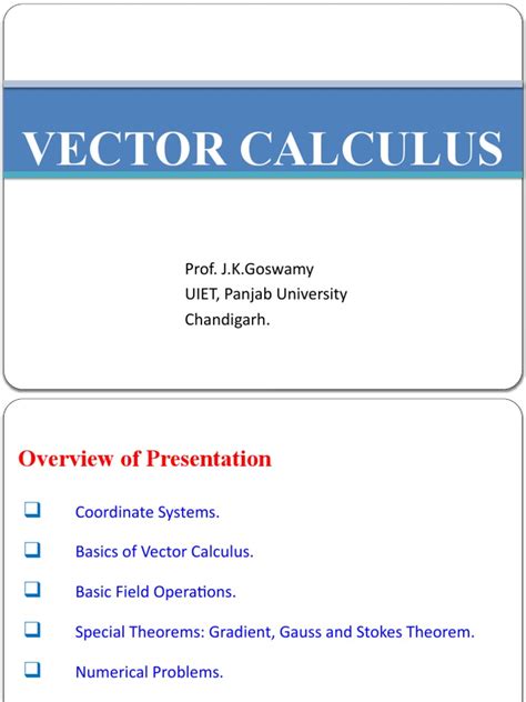 vector calculus pdf flux euclidean vector