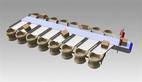 롤러 컨베이어 03 3d 모델 9 Max Free3d