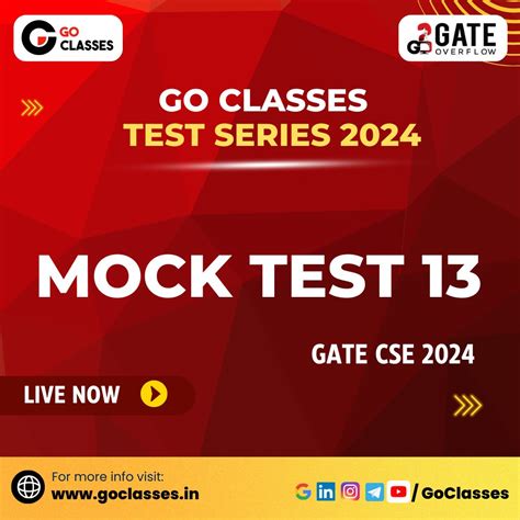 Go Classes On Linkedin Gate2024 Gateexam Testseries Goclasses Gateoverflow Mocktest