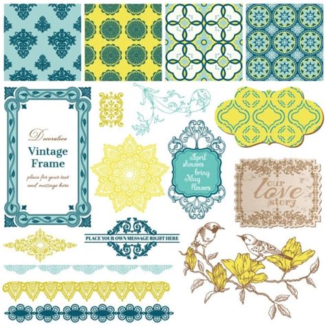 Exquisite Lace Pattern 02 Vector Vectors Images Graphic Art Designs In