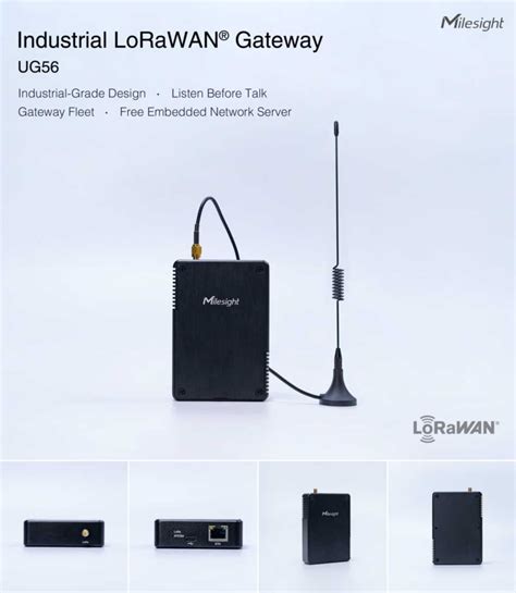 Milesight Industrial Lorawan® Gateway Ug56 Mcci
