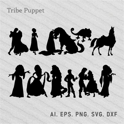 Disney Rapunzel Vector Set MasterBundles