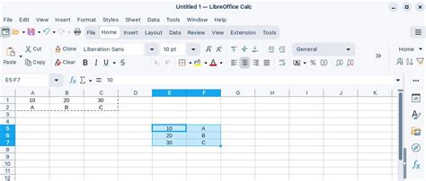 How To Transpose Tables Rotate In Libreoffice