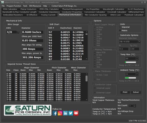 Saturn PCB Toolkit Help Saturn PCB
