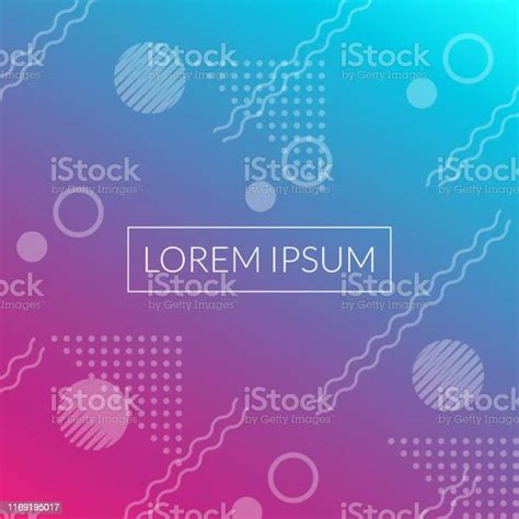 삼각형 원 및 물결 모양의 선이있는 기하학적 패턴과 모양이있는 현대적인 추상적 인 배경 텍스처 커버 디자인 배너 카드 전단지