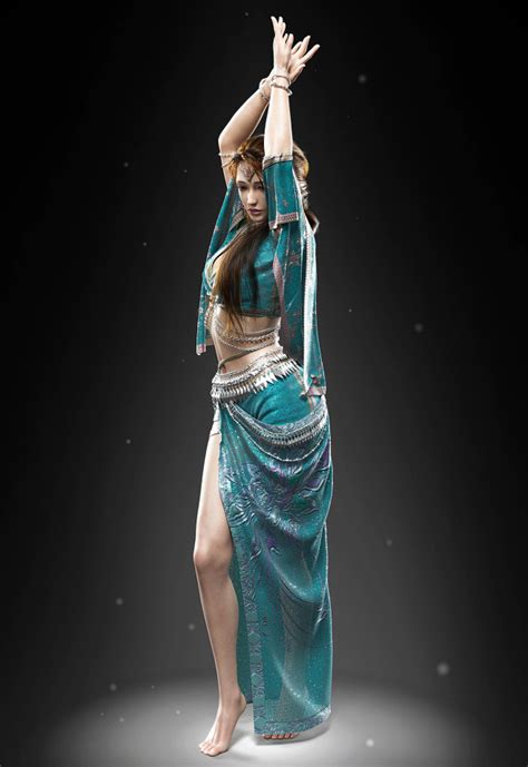 舞女 rabc作品 角色 人物 生物 CG模型网