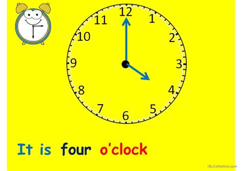Telling The Time English ESL Powerpoints