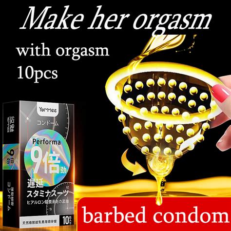 10pc Box High Quality Male Condom Delayed Large Particles Condom With Bolitas Condom For Men Sex