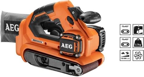 AEG BHBS18-75BL-0 Akku-Bandschleifer solo inkl. Koffer ab € 119,00 ...