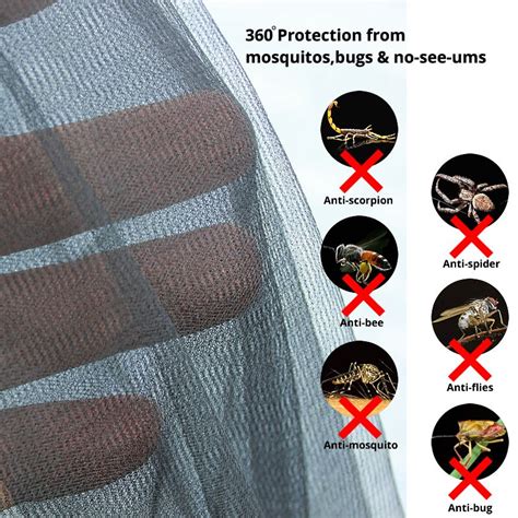 Mosquito Net Hammock 260cm 210t Nylon Grandado