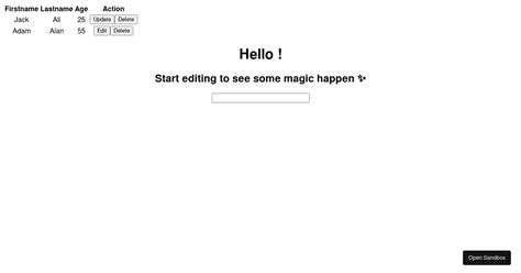 React Class Forked Codesandbox