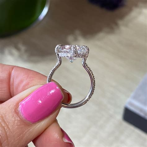 8 Carat Oval Diamond Compass Engagement Ring Miss Diamond Ring