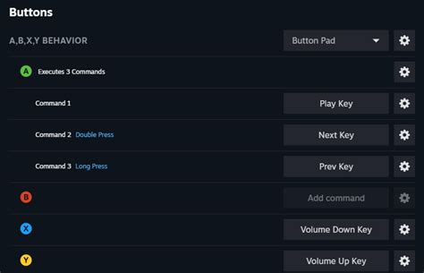 is there any triple click option for buttons r steamcontroller