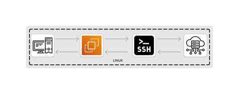 remoting into ec2 instance to host linux server using the secure shell
