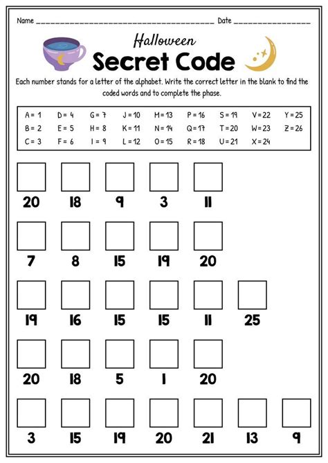Secret Message Math Worksheets Math Word Problems Free Math Worksheets Math Worksheets