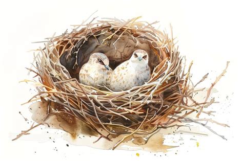 Two Birds Nest Stock Illustrations 582 Two Birds Nest Stock Illustrations Vectors Clipart