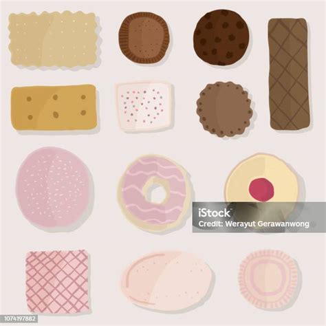 베이커리 귀여운 벡터 일러스트 레이 션 아트 그래픽 디자인 쿠키 통에 대한 스톡 벡터 아트 및 기타 이미지 쿠키 통 0명 냉동식품 Istock