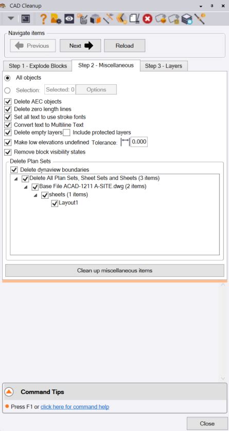 Cad Cleanup Command Rps Data Prep Toolbox Myrockpile Community