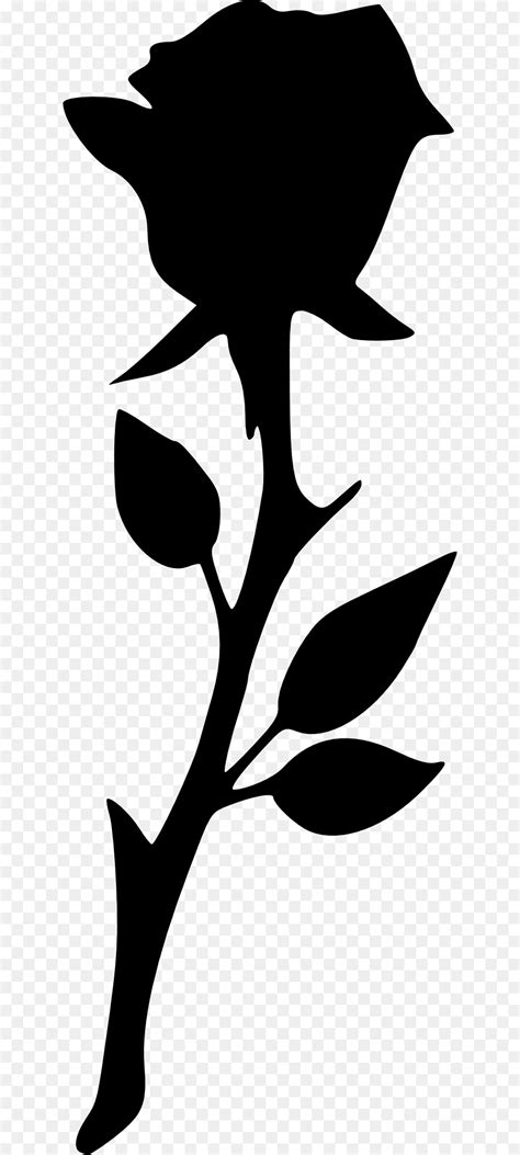 Silhouette Rose 1610531 Clipart Library