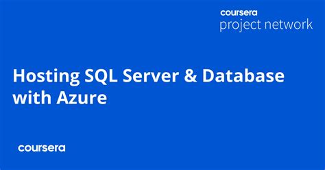 hosting sql server and database with azure coursya