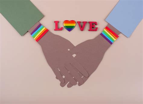 Premium Photo Pride Month Concept With Lgbtq Flag