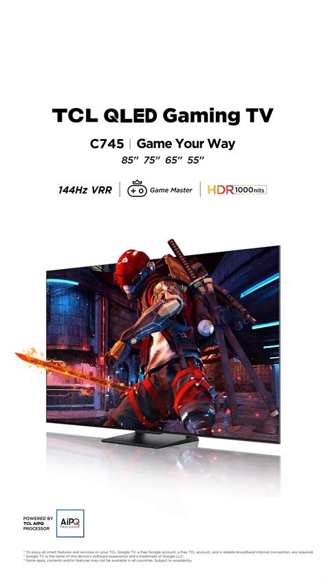 TCL C745 QLED Gaming TV TCL Saudi Arabia