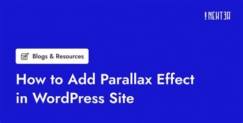 How To Add Parallax Effect In Wordpress Site Easy Methods