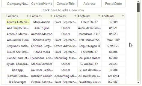 Scrolling Winforms Virtualgrid Control Telerik Ui For Winforms