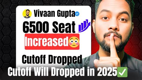 Good News🔥huge Seat Increment In Iit In 2025 Jee Advancedseat Matrix Of Iit Josaa Counselling