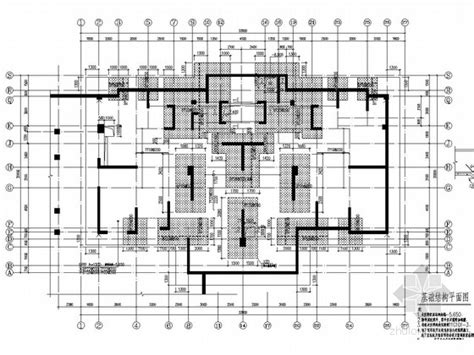 高层住宅 28层剪力墙结构图（cfg复合地基） 混凝土结构施工图 筑龙结构设计论坛