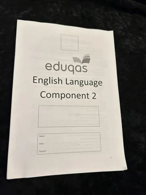 eduqas english language component 2 revision exam marking guide eur 7 59 picclick fr