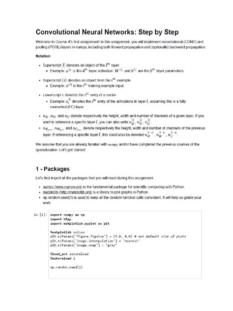 convolution model step by step pdf