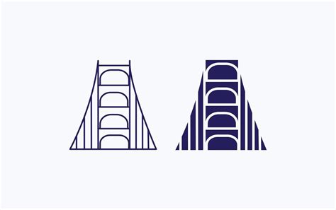 Bridge Icon Vector Illustration 15756274 Vector Art At Vecteezy
