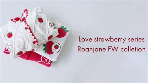 로아앤제인 🍓러브 스트로베리🍓 시리즈 자세히보기 가디건3종 Youtube